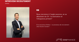 Interview - Interview recrutement d'Arthur LASTENNET au sein d'Arcanis conseil "Soyez vous-même ...